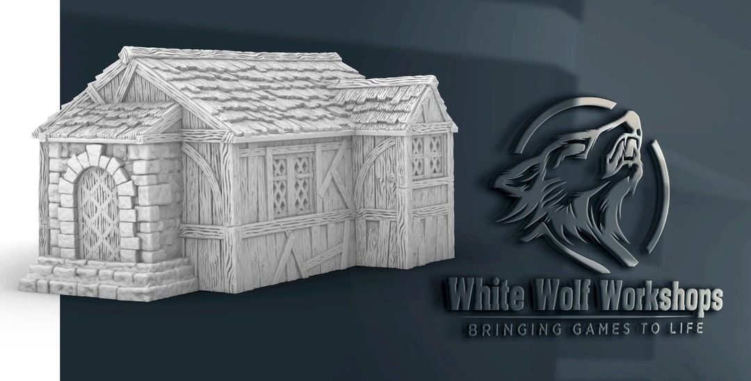 Slum Building 1 - 28/32mm | Custom-crafted Fantasy Model for Tabletop ...