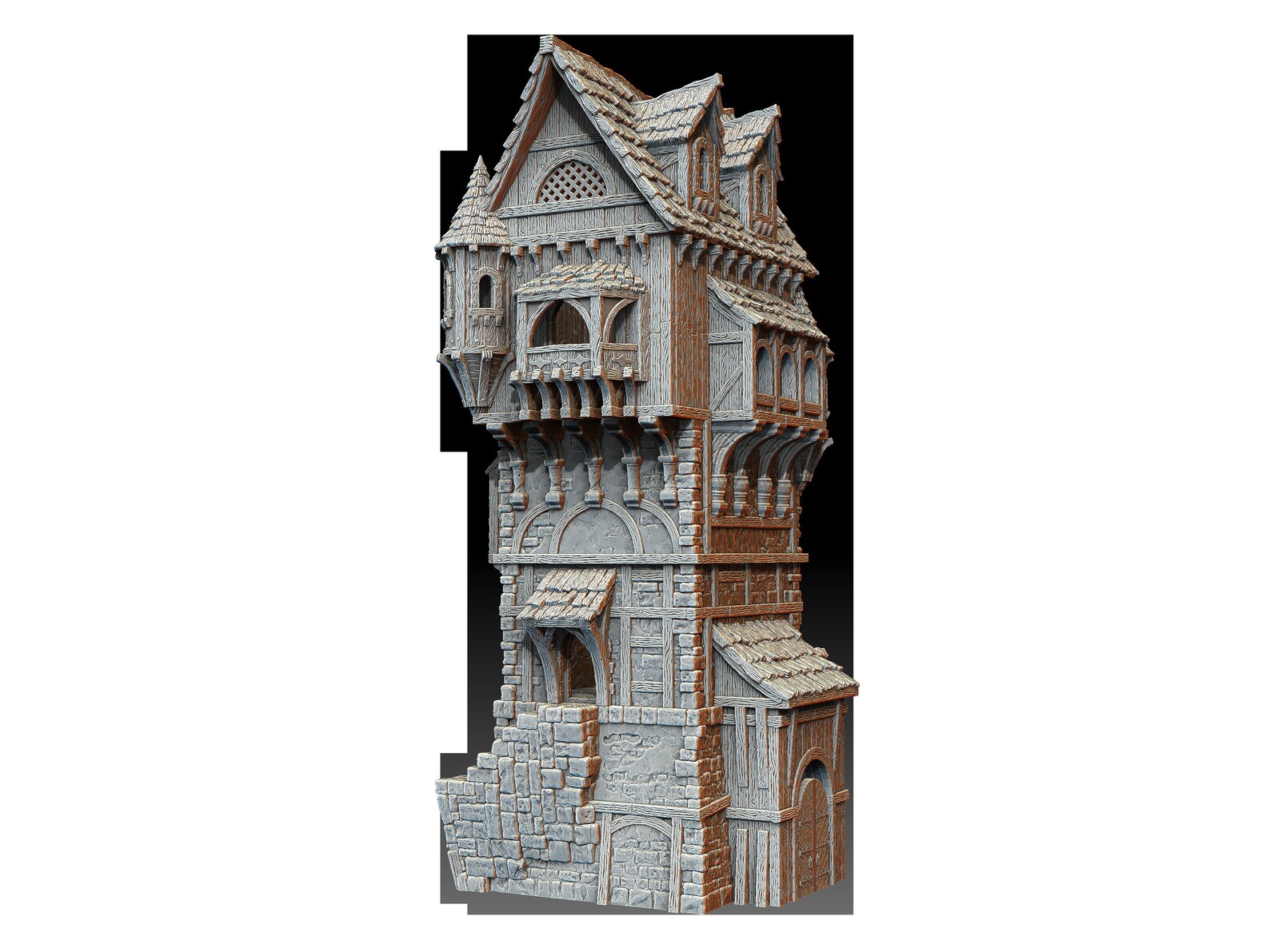 Commoner's Tower 28mm/32mm Leichheim 3D Printed - Etsy Canada