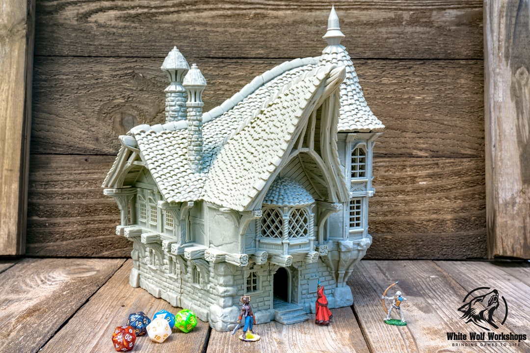 Firwood Mansion 28/32mm | Custom-crafted Fantasy Model for Tabletop ...