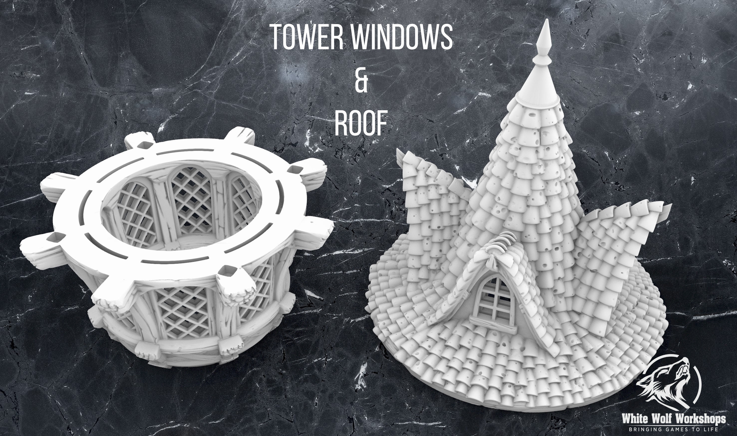 Firwood Wizard Tower 28/32mm | Custom-crafted Fantasy Model for ...