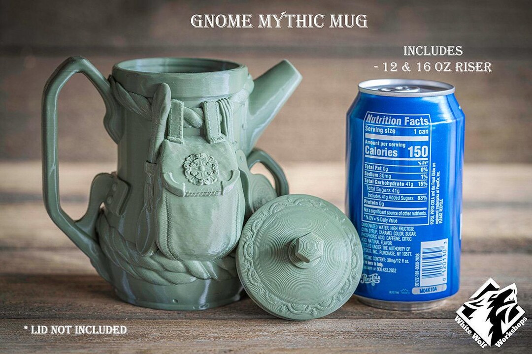 Gnome Mug | Custom-Crafted Drink Holder and Accessory Inspired by ...