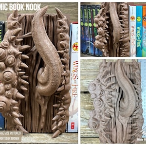Mimic Book Nook | Custom-crafted Fantasy Bookshelf Insert Display for ...