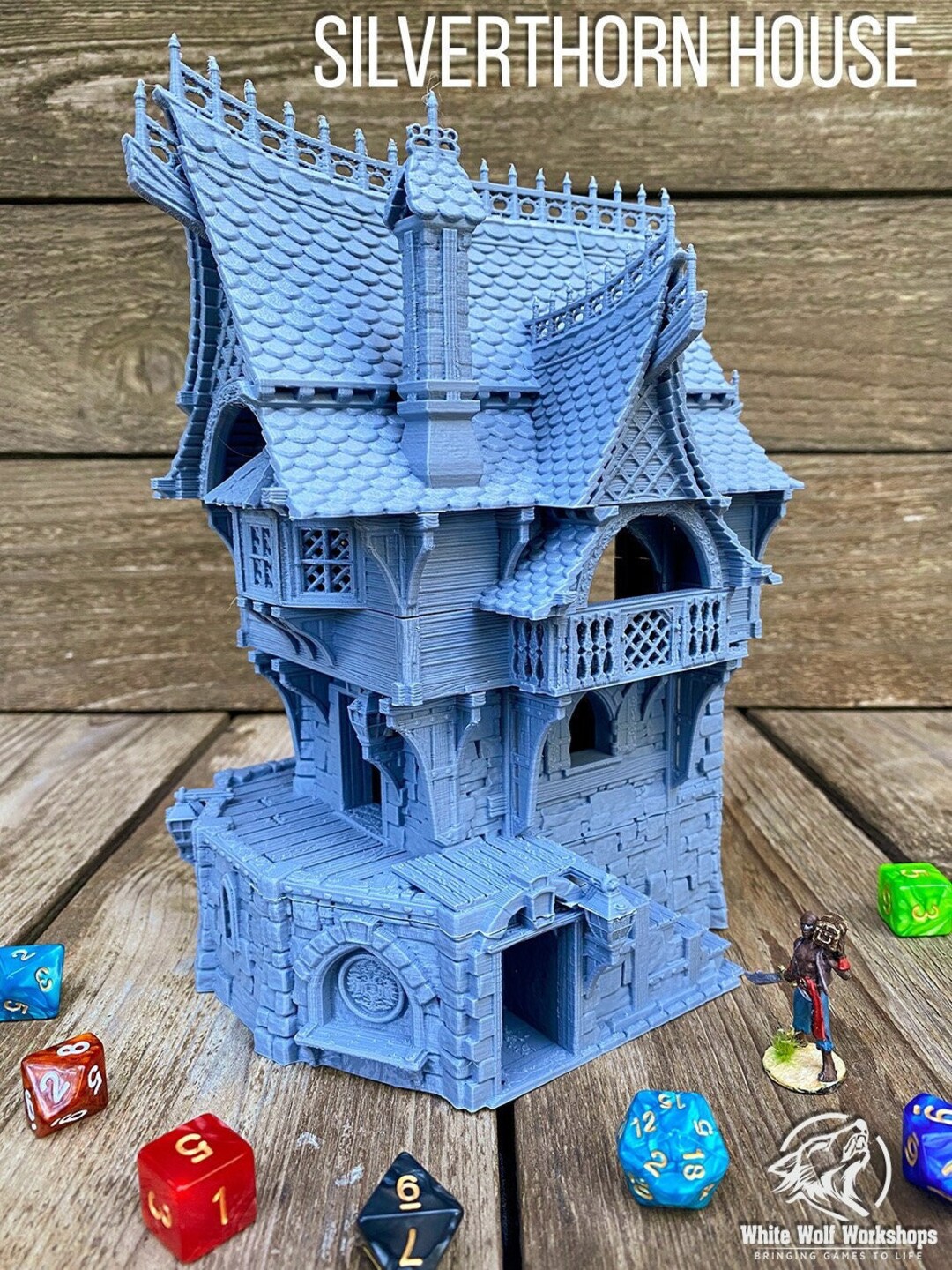 Silverthorn House 15/28/32MM Dark Alley City 3D Printed Fantasy ...