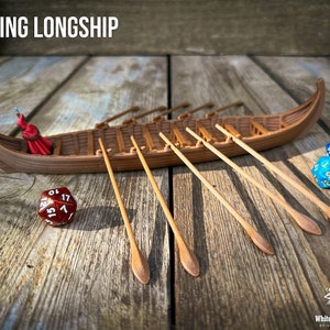 Viking Longship 28/32mm | Custom-crafted Fantasy Ship Model for ...