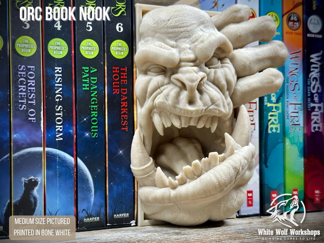Orc Book Nook Tabletop Fantasy Role Play RPG Gaming Cosplay Props ...