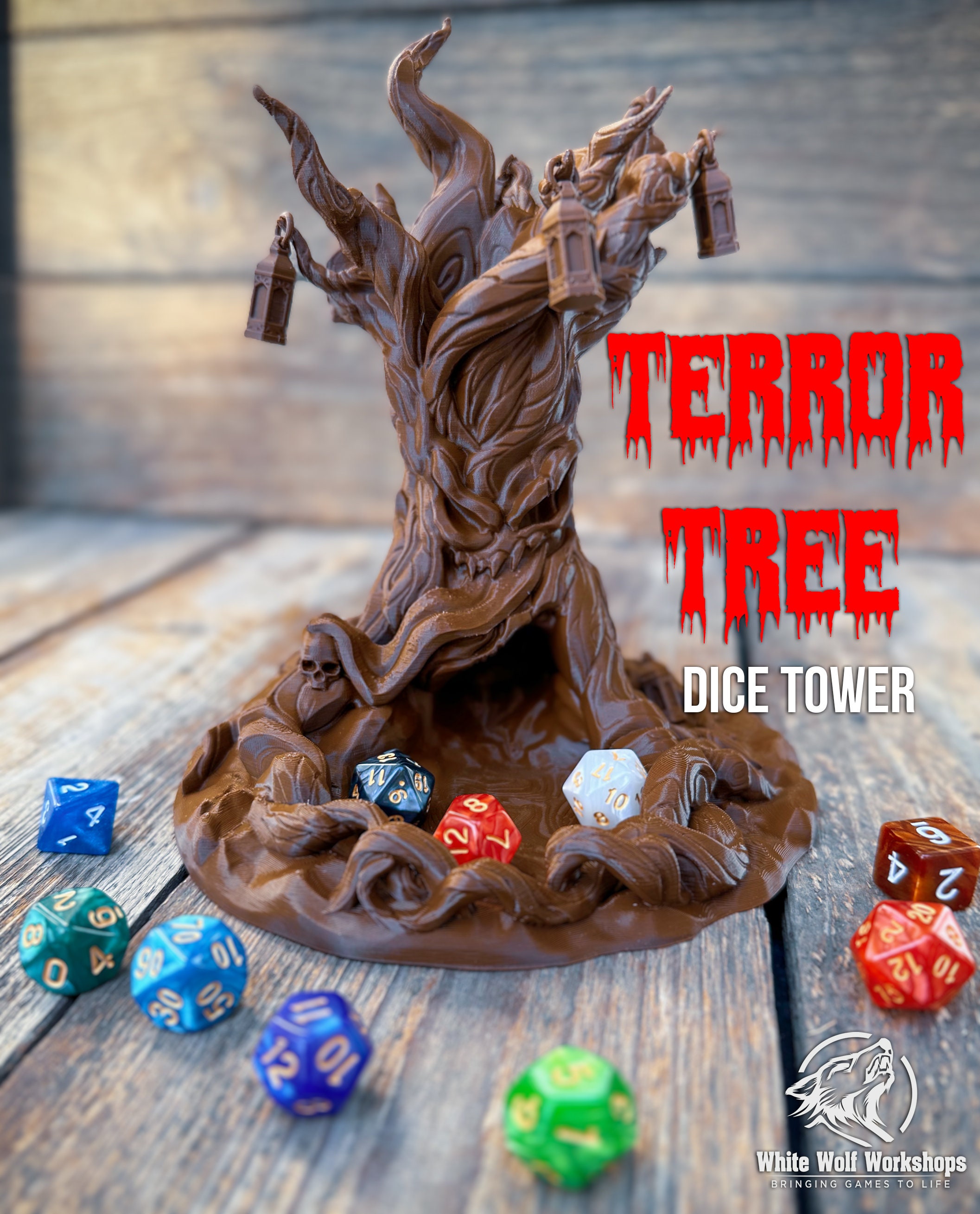 Terror Tree Dice Tower Tabletop Fantasy Role Play RPG Gaming - Etsy