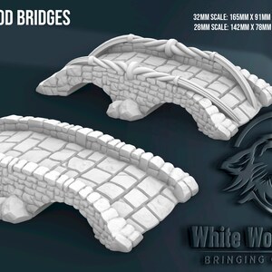 Elven Bridges Feywood Bridges | Dungeons & Dragons | Tabletop Gaming | Elven Terrain | Cosplay ...