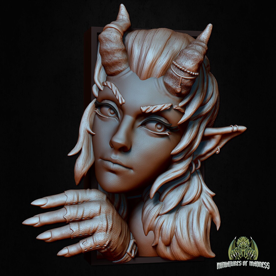 Devil Woman Book Nook Tabletop Fantasy Role Play RPG Gaming Cosplay ...