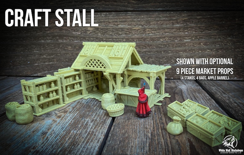 Craft Stall Store 15/28/32MM | Custom-crafted Fantasy Model for ...