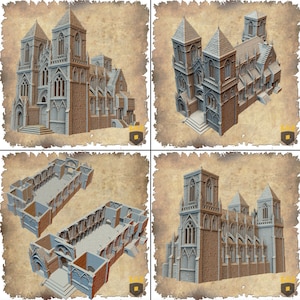 Great Cathedral - 32mm | Leichheim | 3D Printed Tabletop Fantasy ...