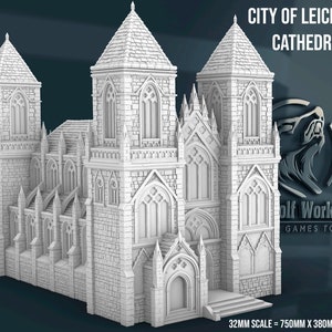 Great Cathedral - 32mm | Leichheim | 3D Printed Tabletop Fantasy ...