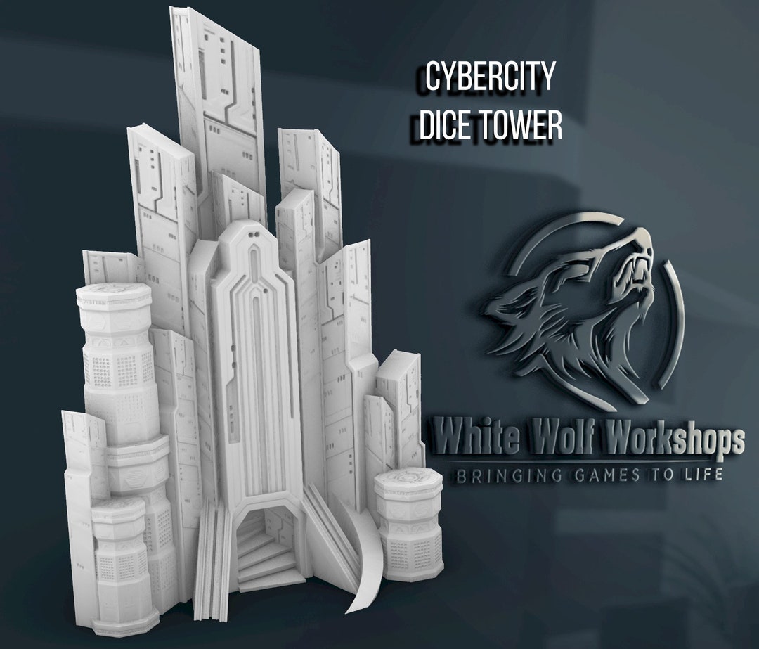 Cybercity Dice Tower | Tabletop Fantasy Role Play RPG Gaming Cosplay ...