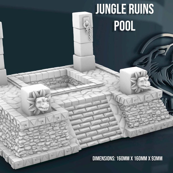 3d Printed Jungle Ruins - Etsy