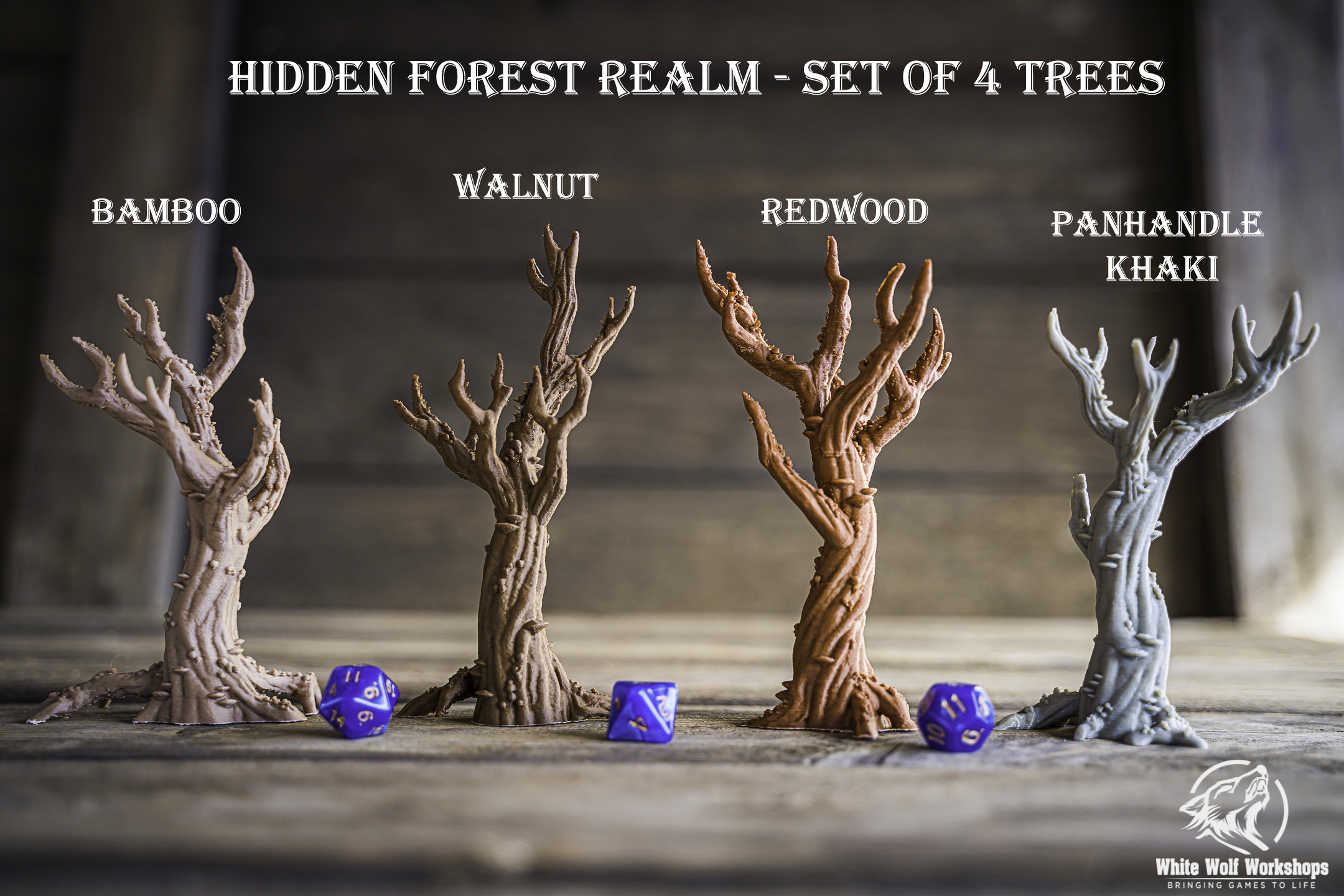 Hidden Forest Realm Trees Dark Realms 3D Printed - Etsy