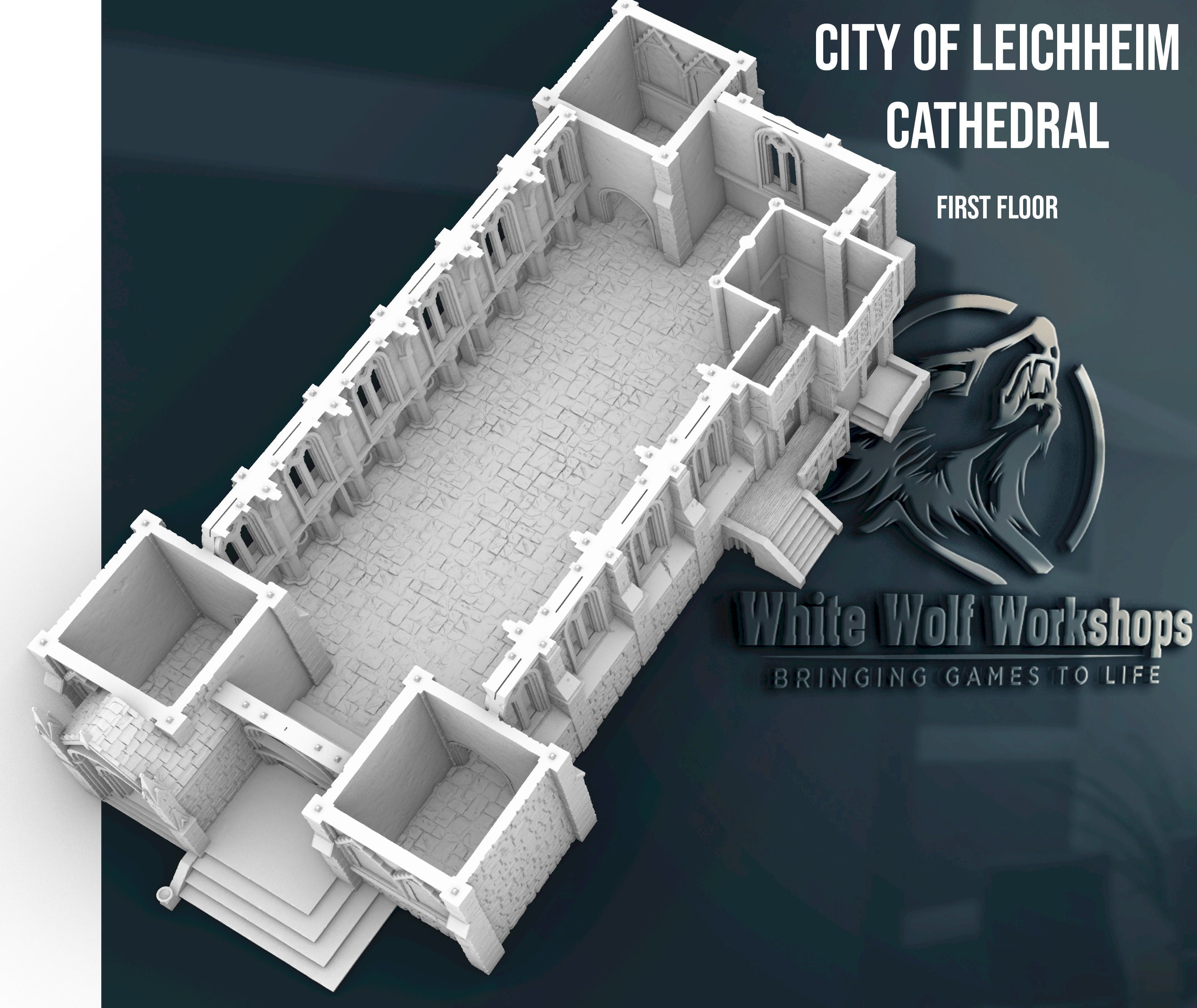 Great Cathedral 32mm Leichheim 3D Printed Tabletop | Etsy