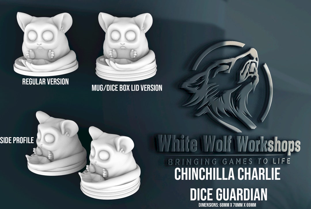 Chinchilla Charlie Dice Guardian | Tabletop Fantasy Role Play RPG ...