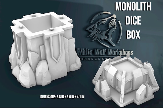 Monolith Dice Box Anomaly Tabletop Fantasy Role Play RPG - Etsy
