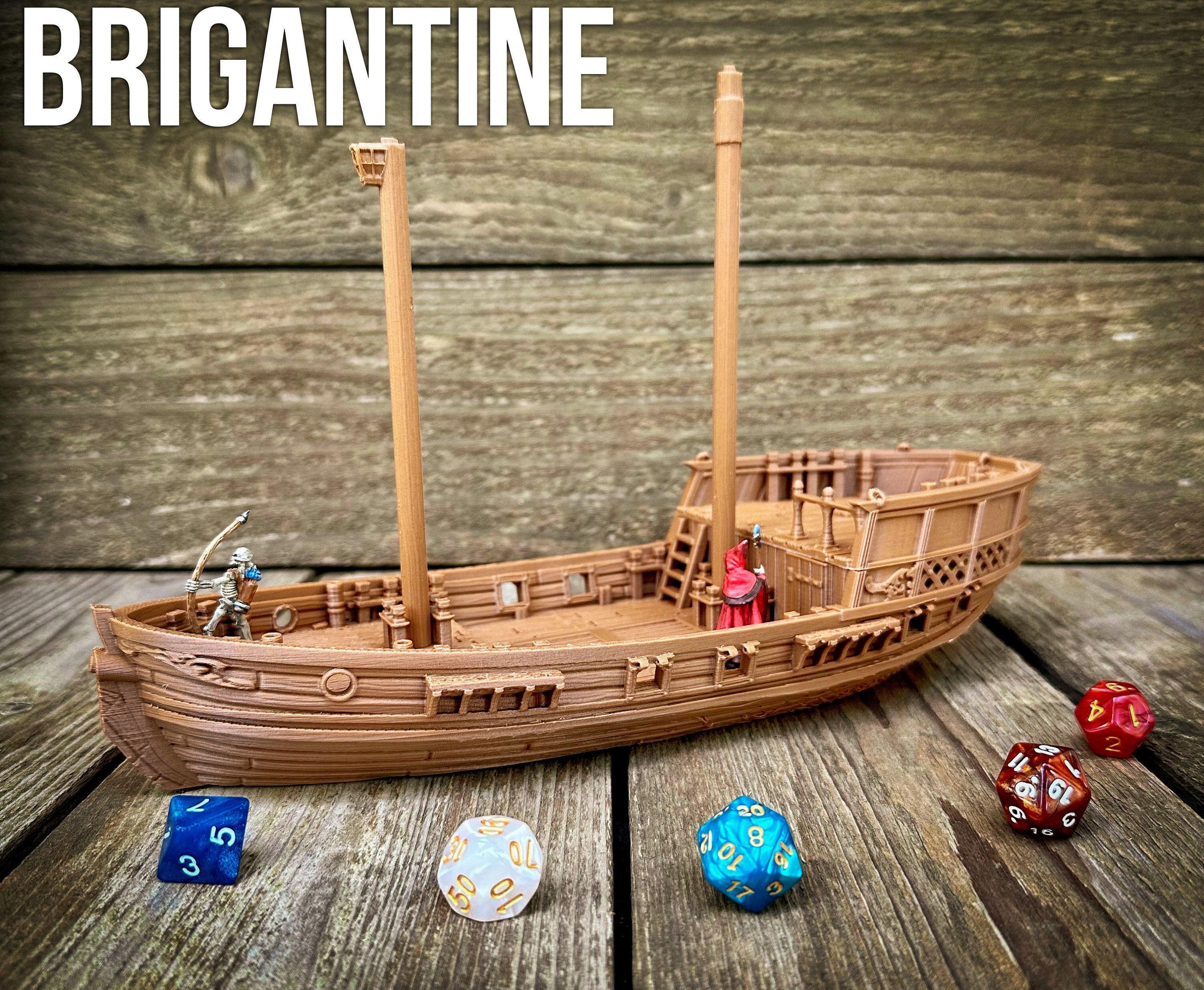 Pirate Ship Budgerigar 54mm 32mm Dandd Pirate Ship Dungeons And Dragons Cobramode