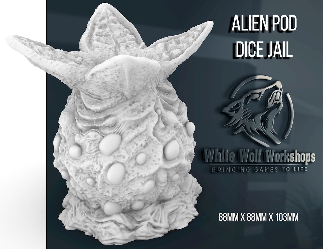 Alien Pod Plant Dice Box Jail Tabletop Fantasy Role Play RPG Gaming ...