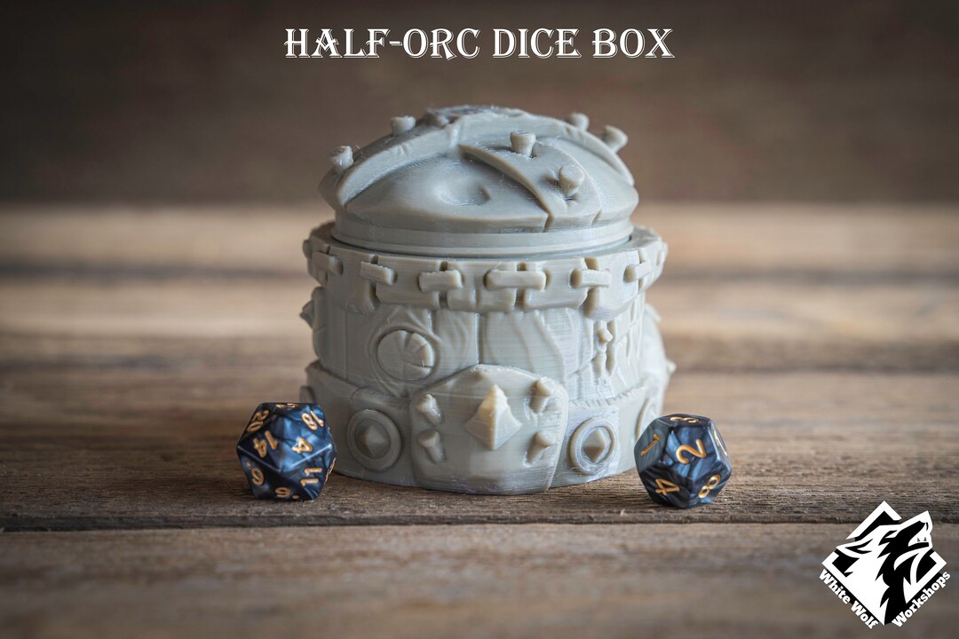 Half Orc Mythic Dice Box Jail Tabletop Fantasy Role Play RPG - Etsy