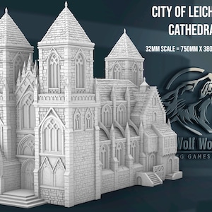 Great Cathedral - 32mm | Leichheim | 3D Printed Tabletop Fantasy ...