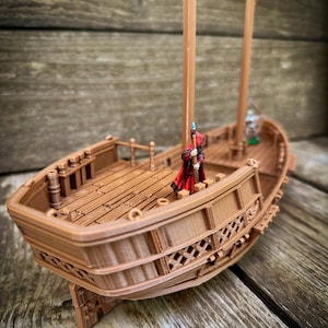 Brigantine 28/32MM | Custom-crafted Fantasy Ship Model for Tabletop ...