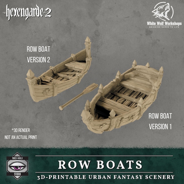 Row Boat - Etsy