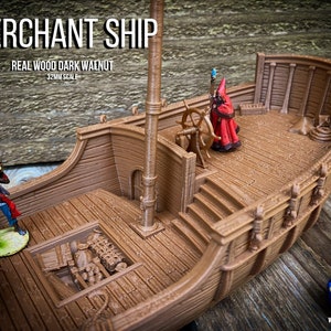 Merchant Vessel - 28/32mm | Custom-crafted Fantasy Ship Model for ...