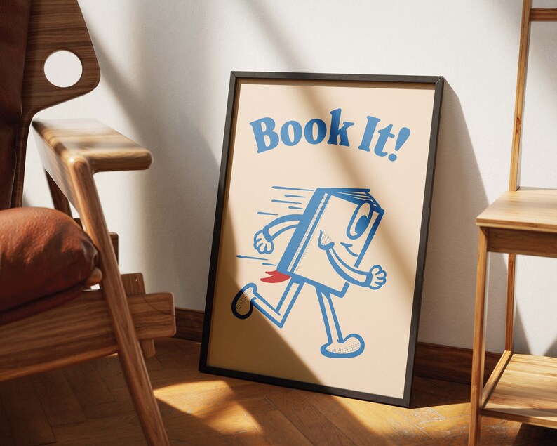 Book It! Art Print/poster Digital Download - Etsy