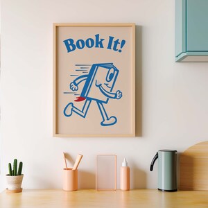 Book It Art Print/poster Digital Download - Etsy