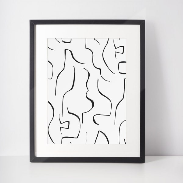 Abstract Lines - Etsy