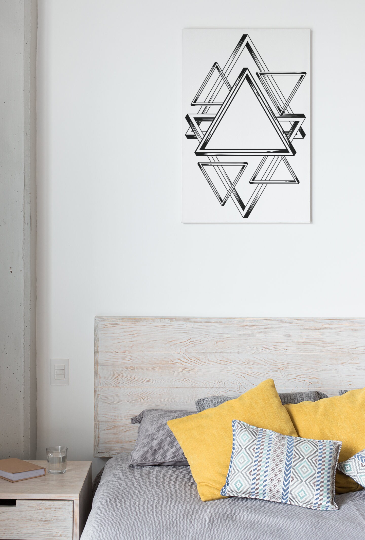 Infinite Triangles Wall Art, Digital Download, Geometric Shape ...