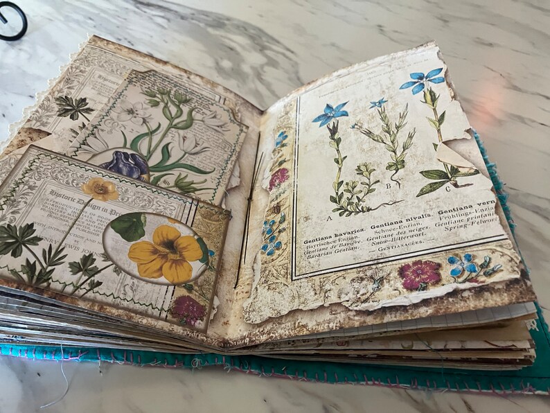 Junk Journal Handmade Journal - Etsy