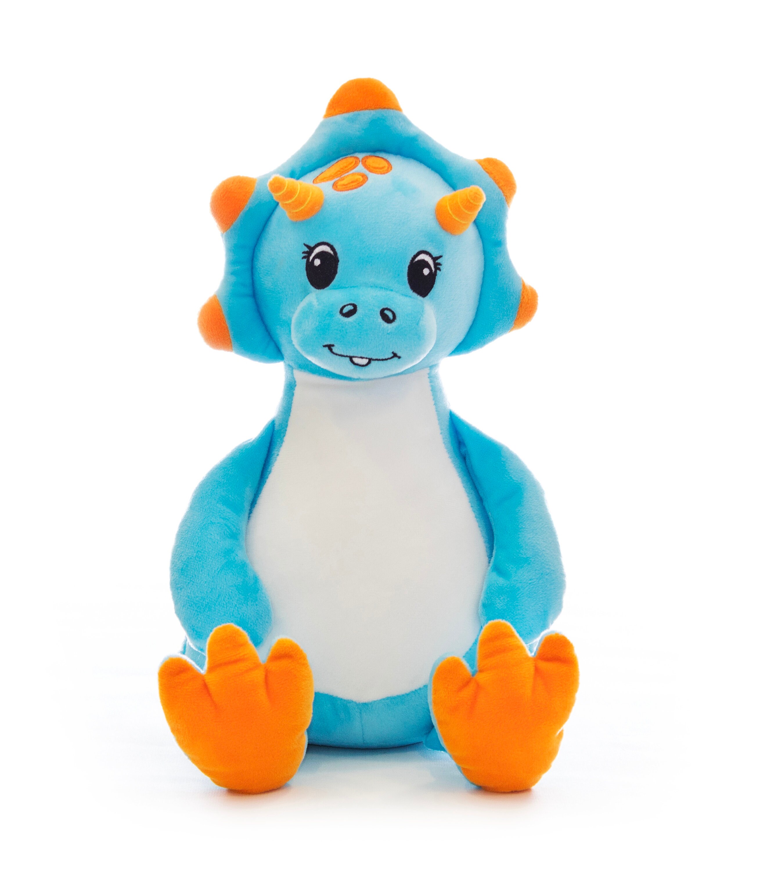 Personalised Embroidered Blue Dinosaur Teddy Bear Soft Toy | Etsy