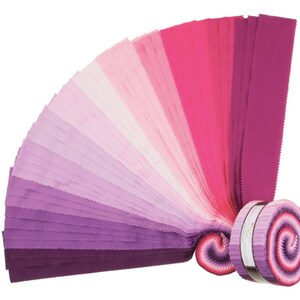Kona Cotton Solids Jelly Roll/ Roll Ups-5 COLORS AVAILABLE - Etsy