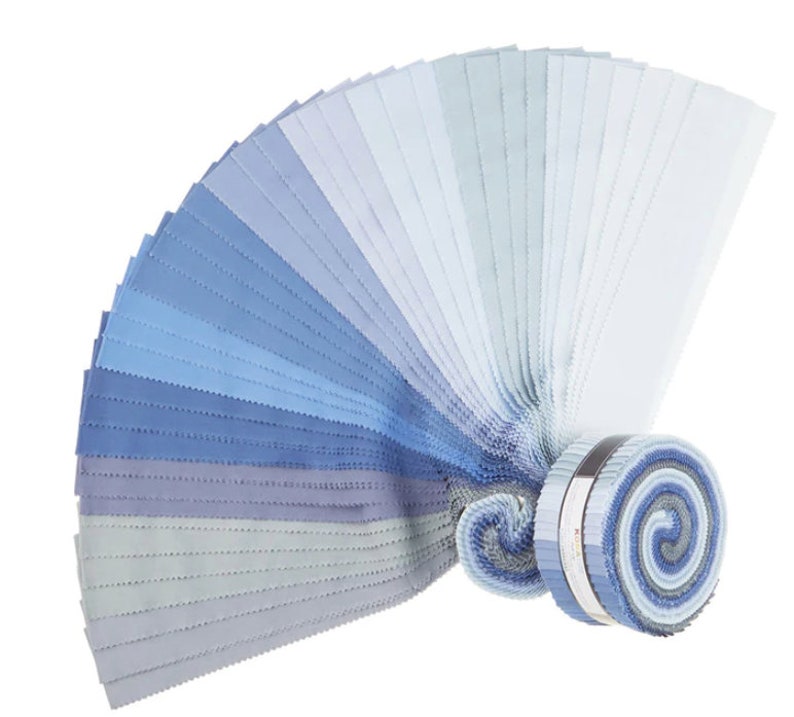 Kona Cotton Solids Jelly Roll/ Roll Ups-5 COLORS AVAILABLE - Etsy
