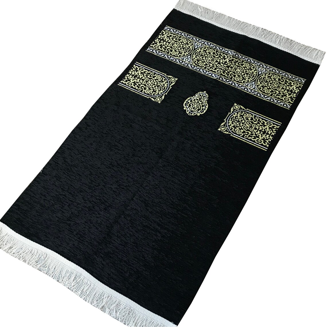 Kaaba Pattern Prayer Rug Kaaba Kiswah Prayer Mat Musallah - Etsy