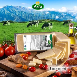 Arla Mozzarella Cheese Block - 2.3kg Vegetarian, Cows Milk Cheese ...