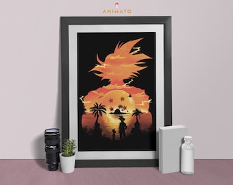 Dragon Ball Z Wall Art | Etsy