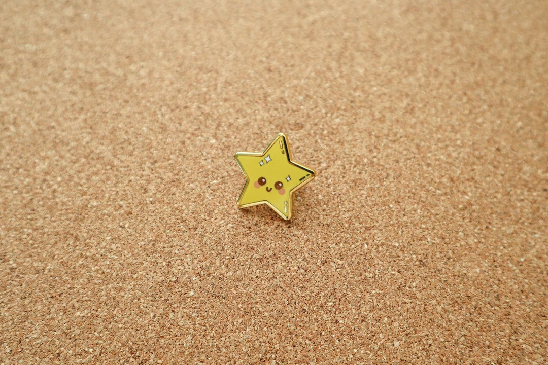 Pin estrella, Pin de oro, Pin solar, Pin celestial, Pin kawaii, Pin de ...
