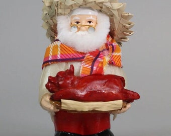 Filipino Santa With Bahay Kubo Christmas Tree Ornament - Etsy