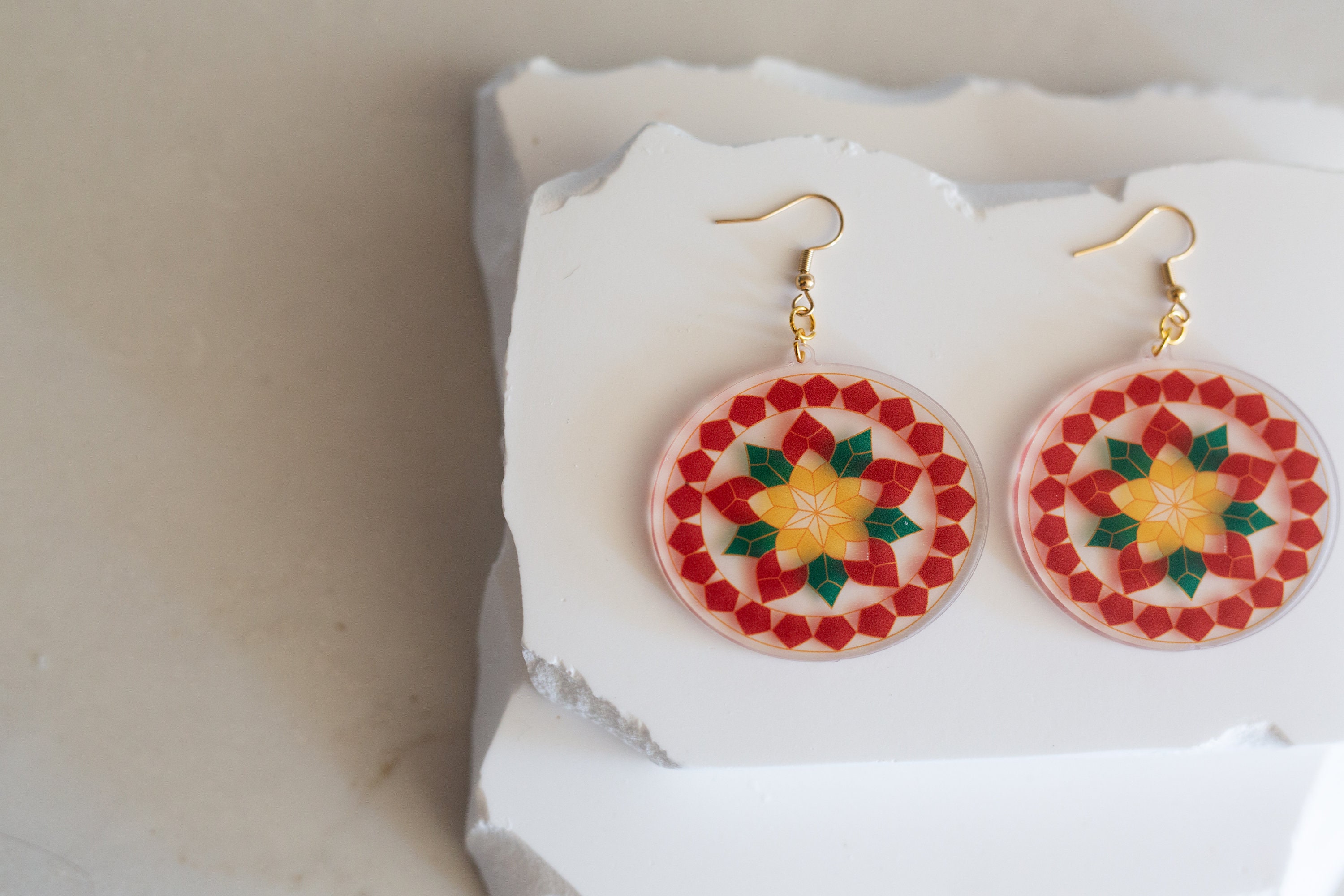 Philippine Capiz Parol Filipino Christmas Lantern Inspired Earrings ...