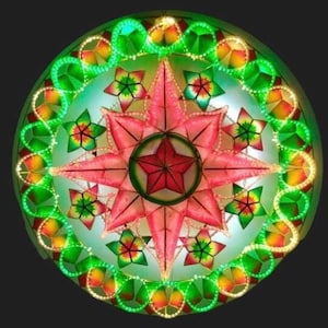 LED Tala With Ring Capiz Parol Philippines Christmas Lantern Design 36 ...
