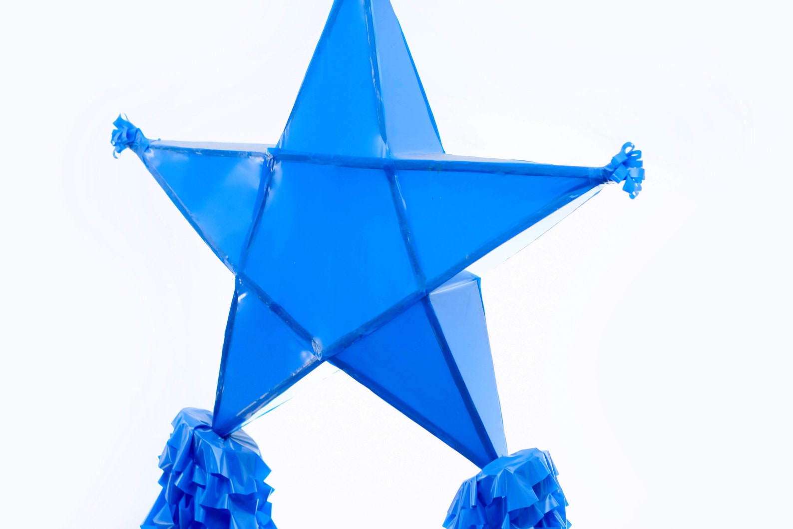 Blue Traditional Bamboo Parol Philippine Christmas Lantern - Etsy