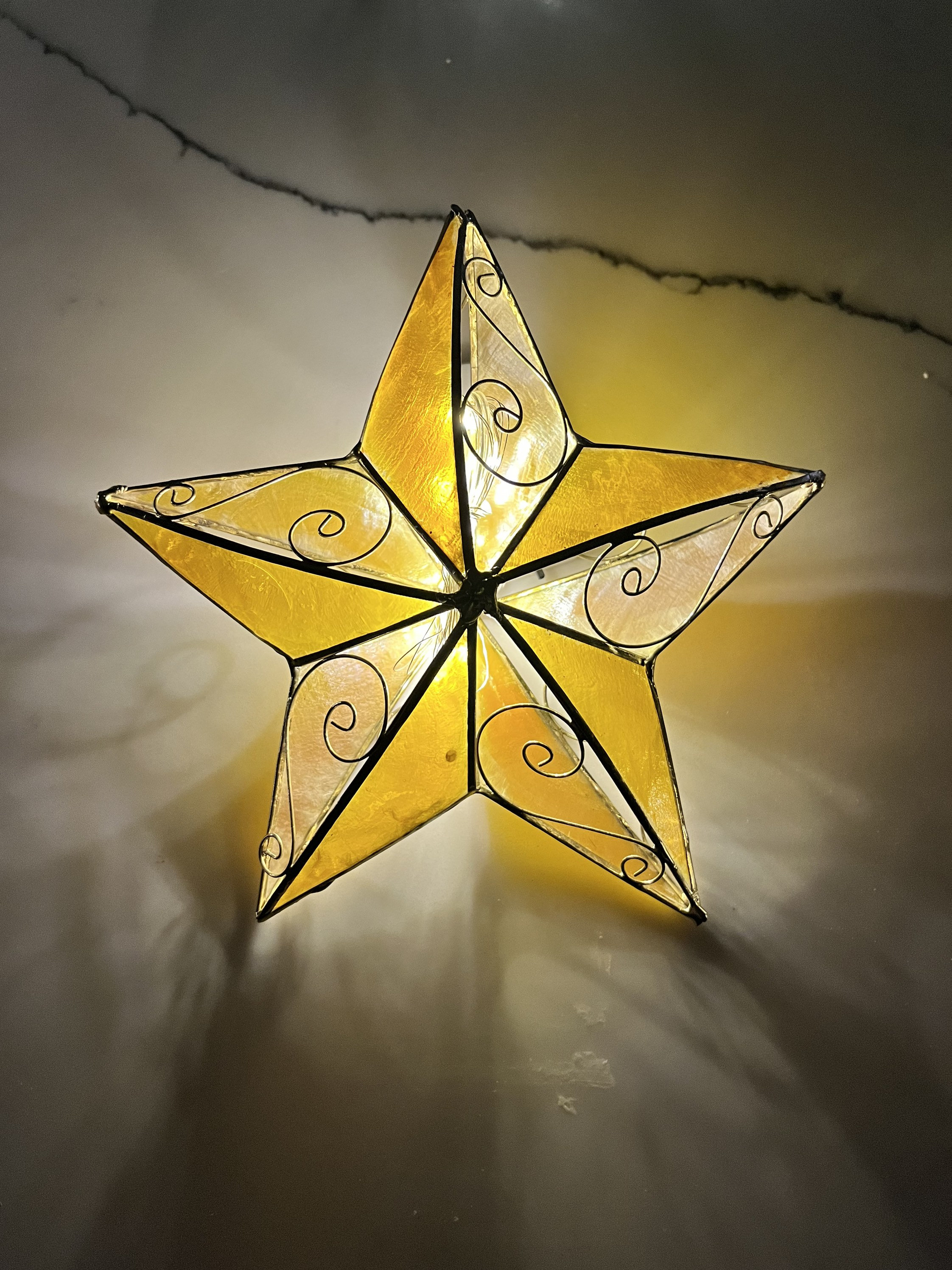 6” Battery Operated Mini Capiz Parol Philippines Christmas Lantern ...