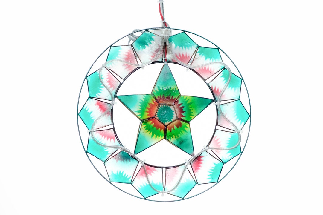 14" Colored Mini Capiz Parol Philippines Christmas Lantern - Etsy