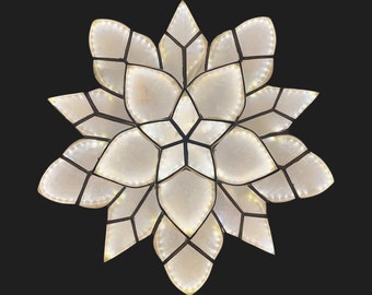 LED Clear Starlight/bougainvillea Capiz Parol Philippines Christmas ...