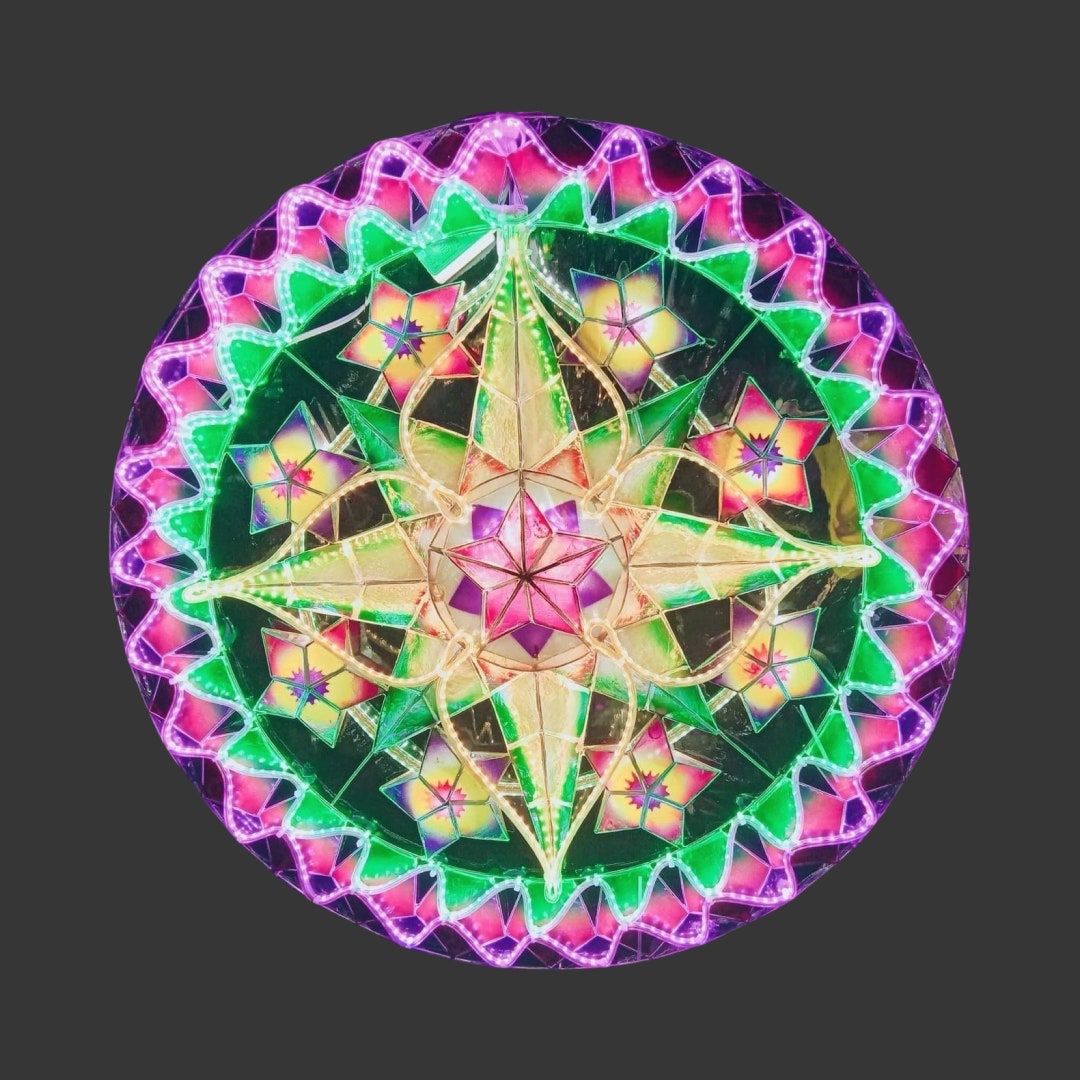 LED Tala With Ring Capiz Parol Philippines Christmas Lantern Design B27 ...