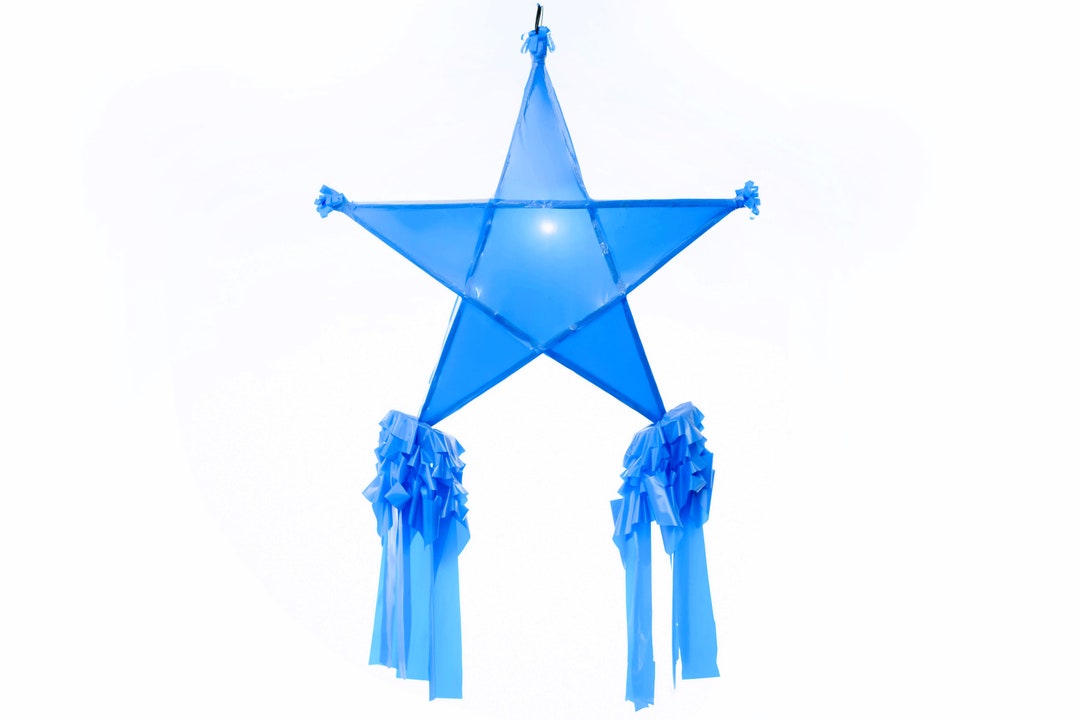 Blue Traditional Bamboo Parol Philippine Christmas Lantern - Etsy