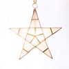 Mini Parol Capiz Star Ornaments - Etsy